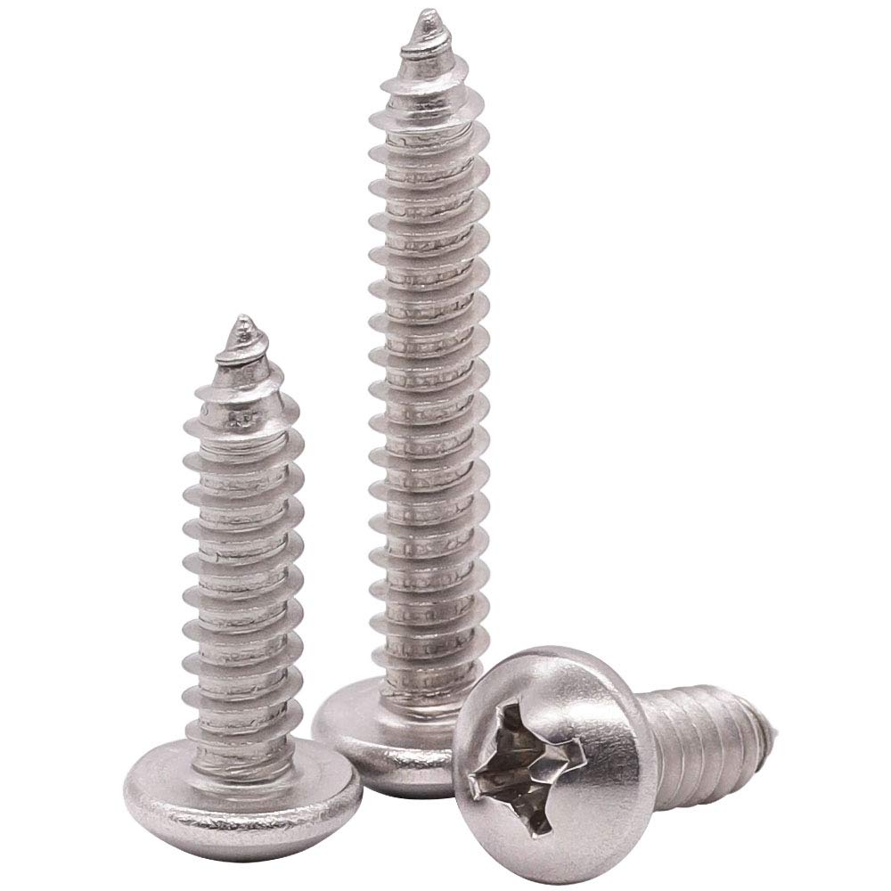 Snapklik.com : #12 X 1-3/4 Pan Head Sheet Metal Screw, 304 Stainless ...