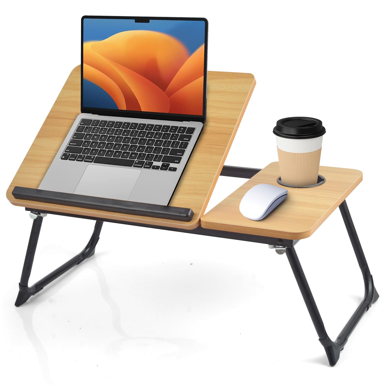 Amazon.com: Laptop Desk for Bed Couch,Adjustable Bed Table Laptop Table ...