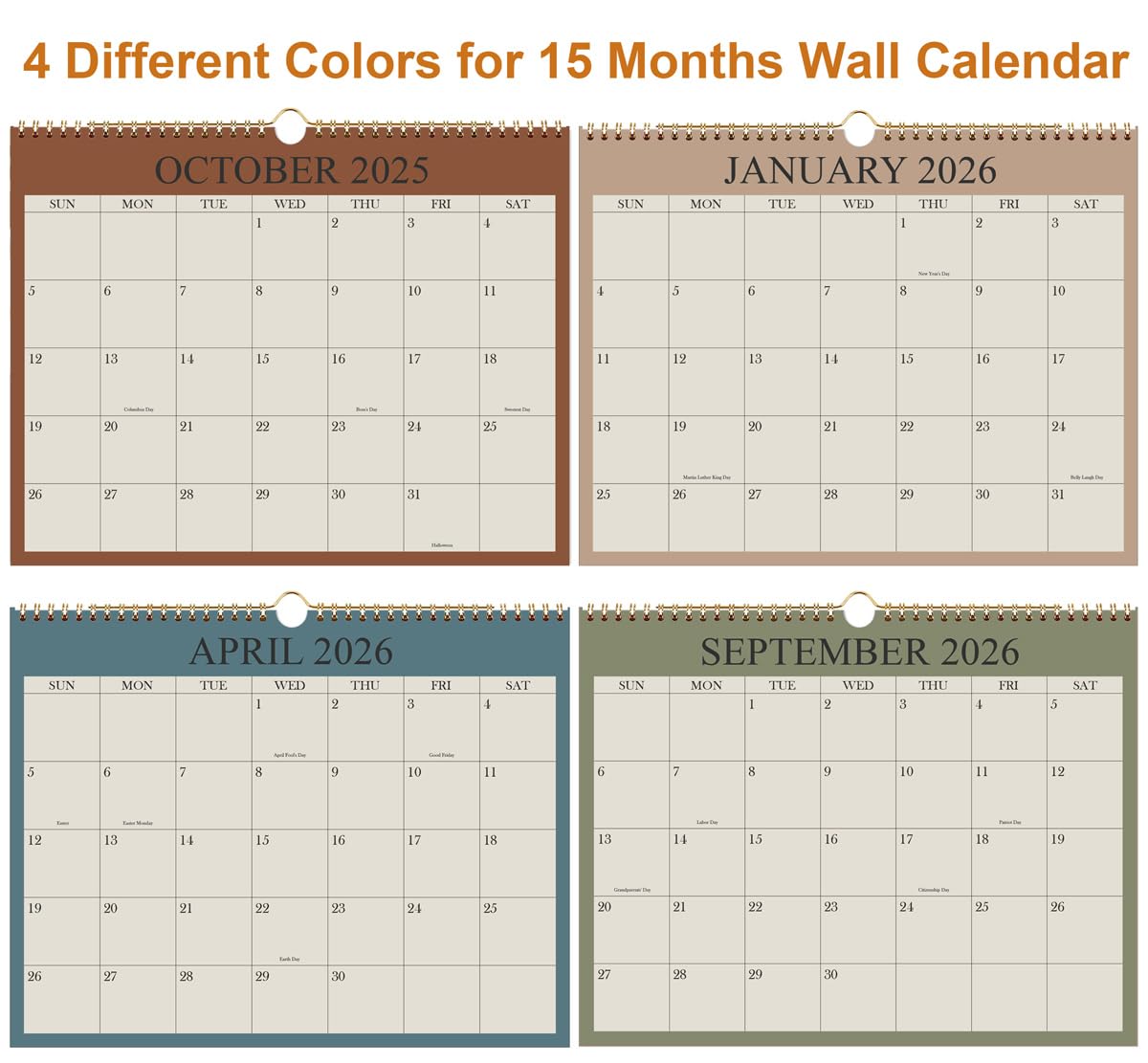 Snapklik.com : Calendar 2025-2026, Wall Calendar 2025-2026 From October ...