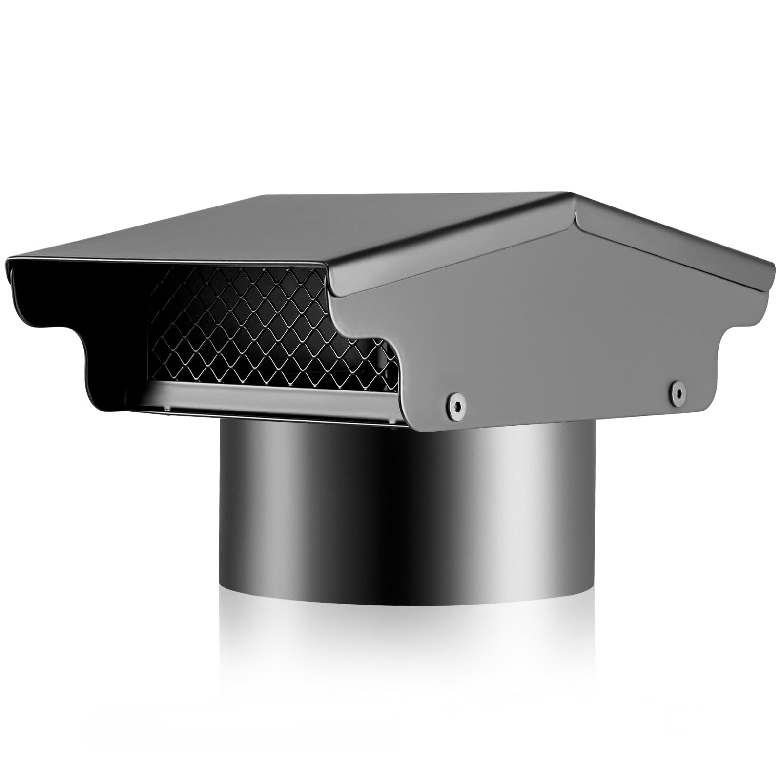 GROWNEER 6 Inch Roof Vent Galvanized Steel Roof Vent Cap, Removable ...