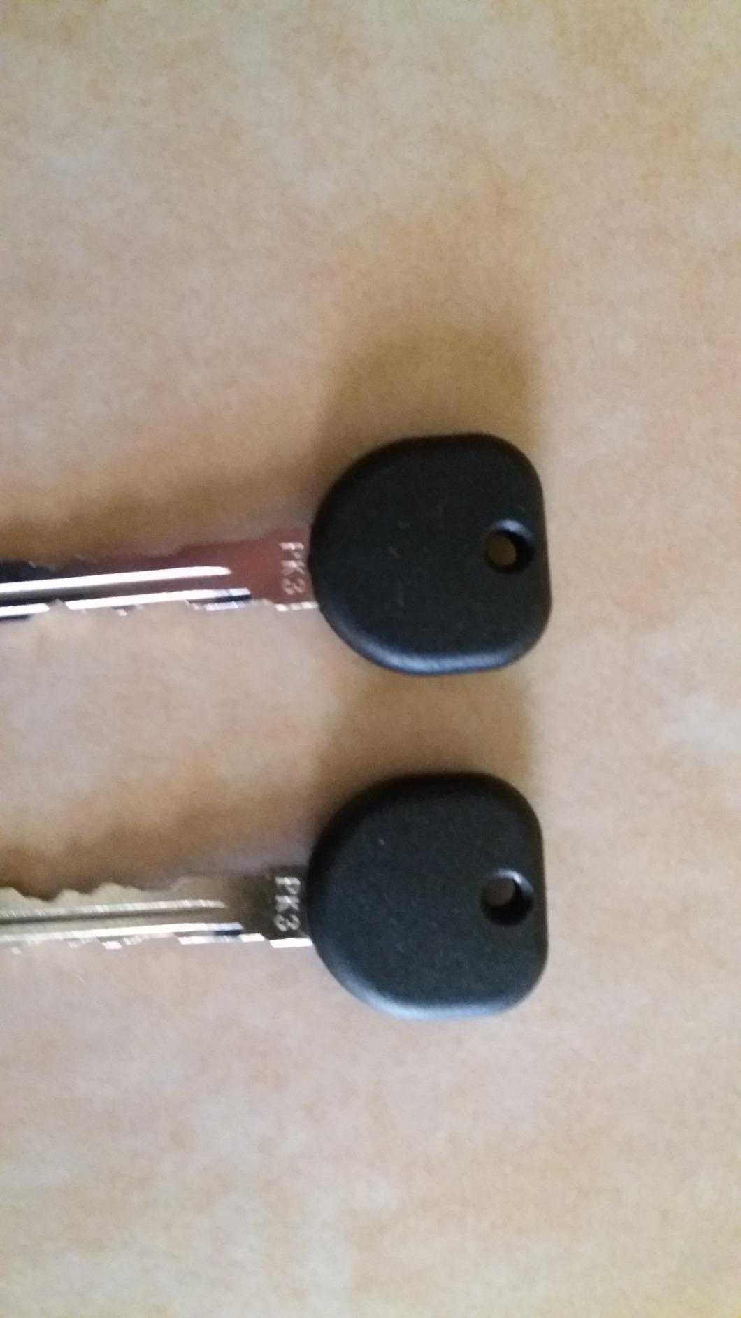 Amazon.com: 2 KeylessOption Replacement Uncut Ignition Chipped Key ...
