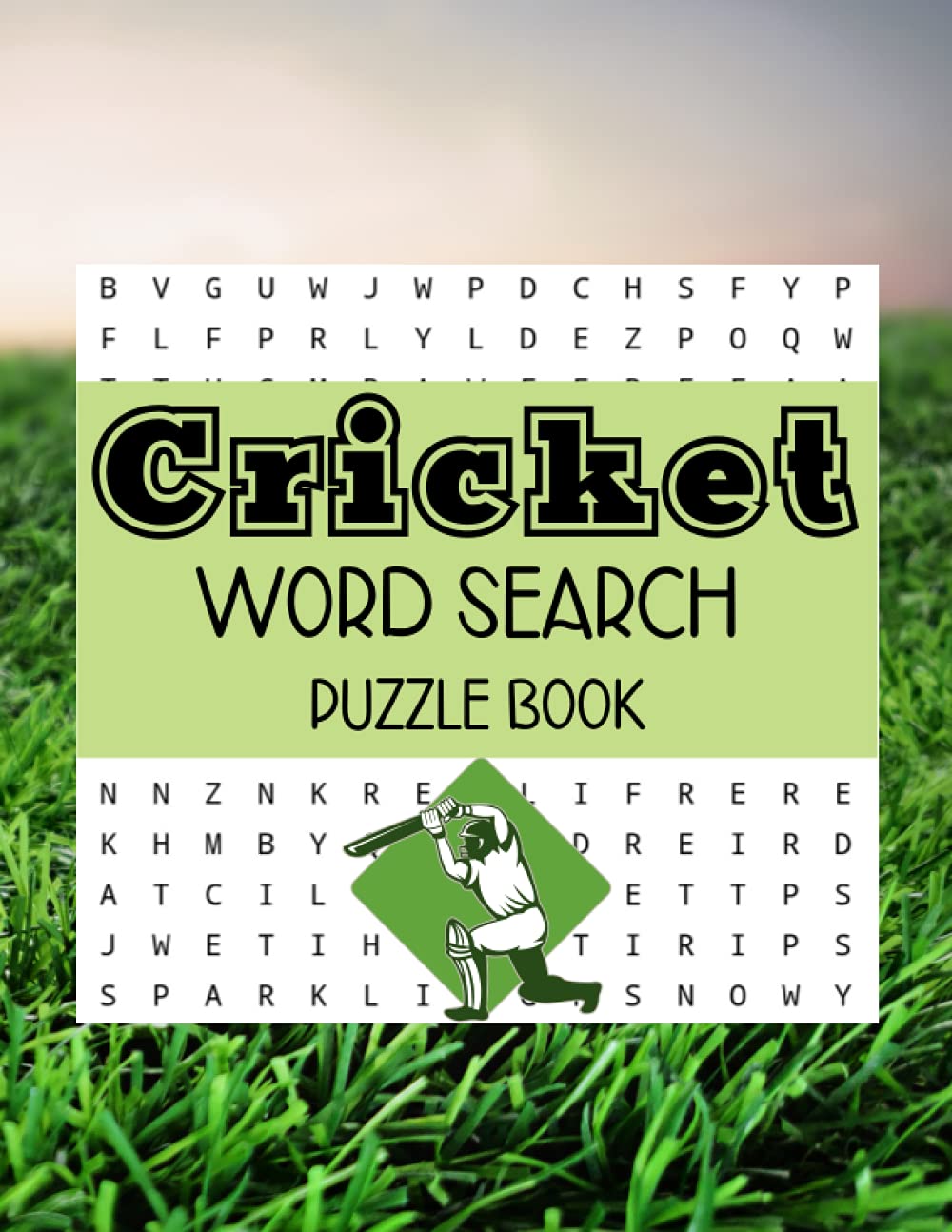 Cricket Word Search Puzzle Book Cricket Themed Word Search Puzzle ...