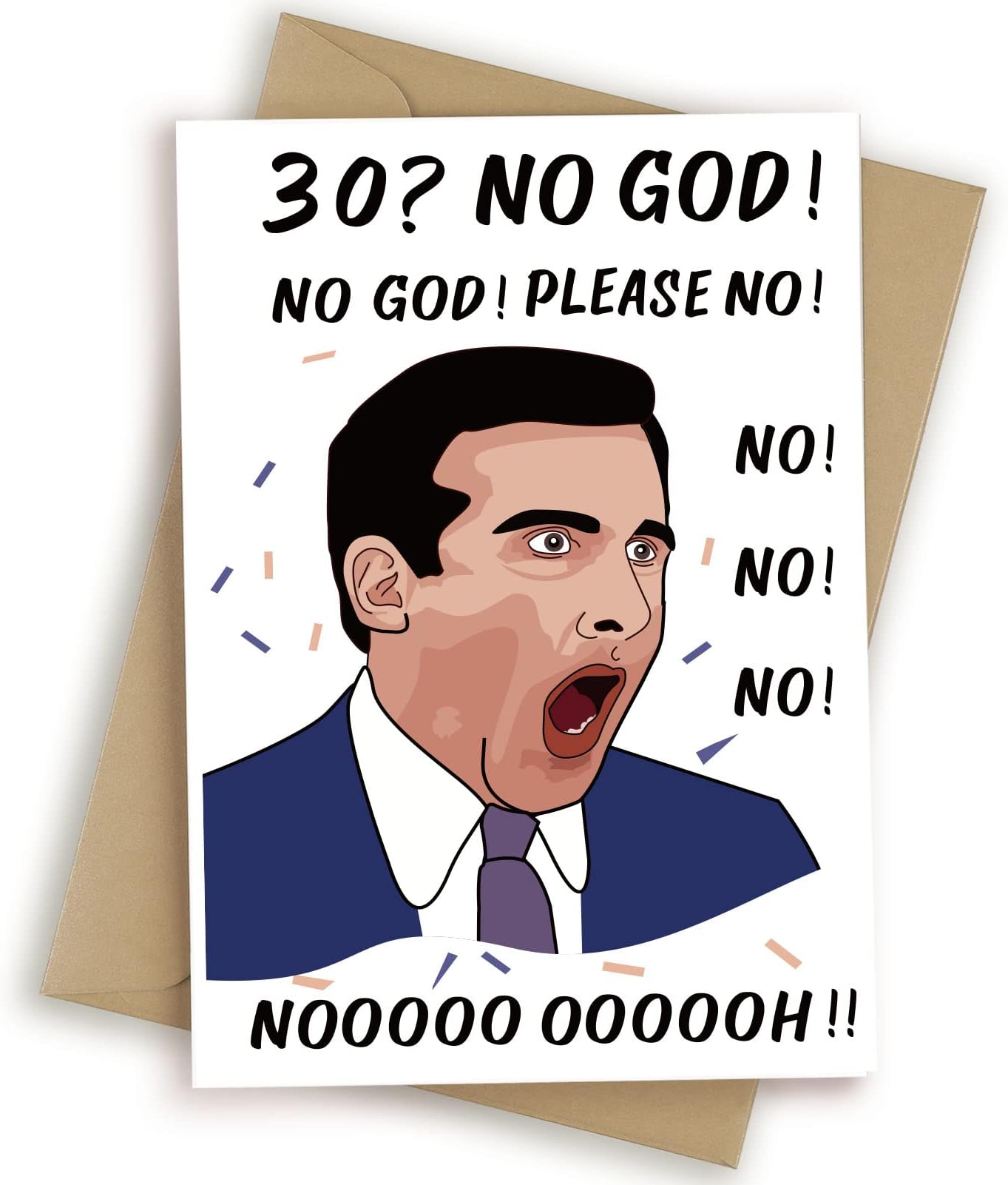 Amazon.com : Nchigedy Funny 30th Birthday Card for Him Her, Sarcastic ...