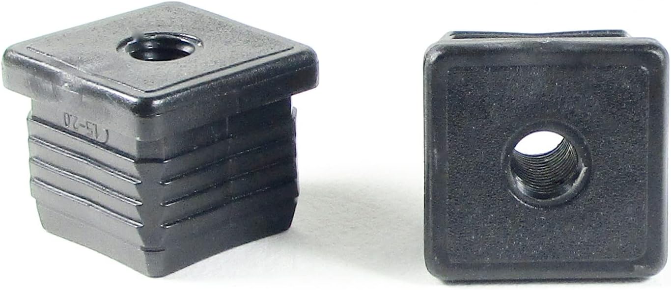 ajile EFE131 Embout Insert Plastique Carré Noir pour Tube 30 x 30 mm ...