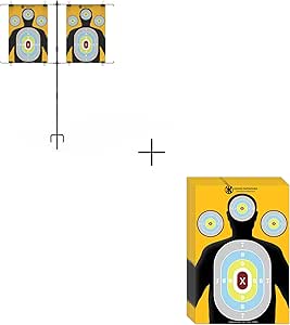 Amazon.com : KNINE OUTDOORS Adjustable Shooting Target Stand, with 8 ...