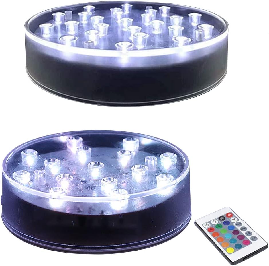 Amazon.com: LARDUX Rechargeable Round LED Light Base & 6 inch LED Light ...