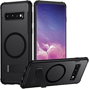 Amazon.com: TIANNIUKE Magnetic Case for Samsung Galaxy S10,Compatible with MagSafe,Adjustable ...