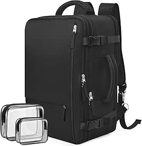 Amazon.com: Rinlist Travel Backpackfor Men Women Flight Approved, Carry ...