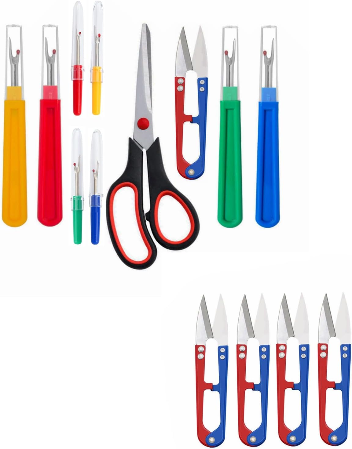 Amazon.com: 14pcs Sewing Seam Ripper Tool, 8 Seam Rippers with 6 Scissors