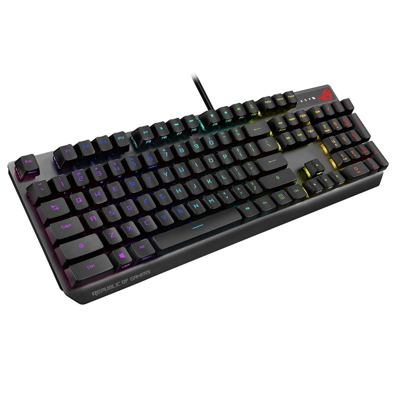 ASUS Mechanical Gaming Keyboard - ROG Strix Scope RX | Red Optical ...