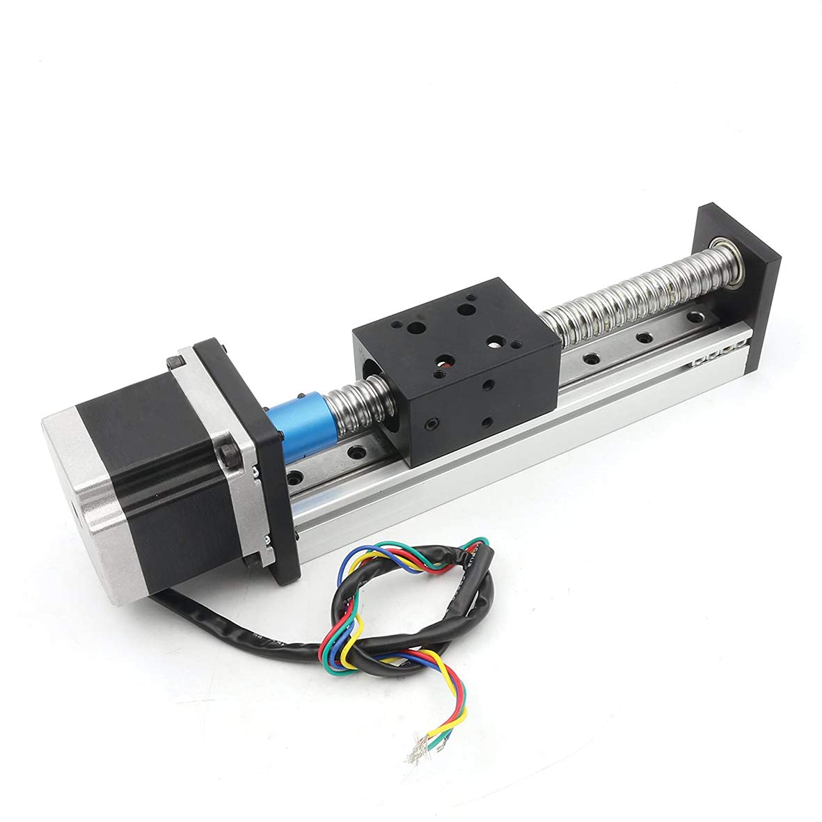 Buy RATTMMOTOR 400 mm travel length linear rail guide CNC linear sledge ...