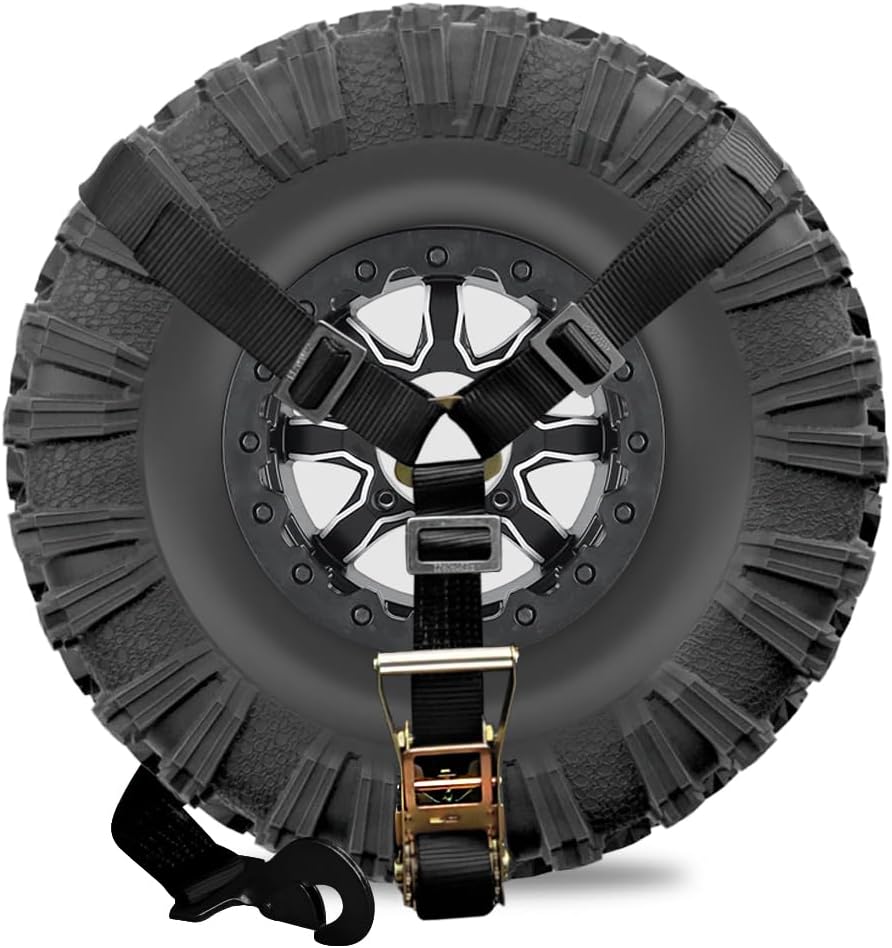 Amazon.com: Mega Cargo Control 3-Point Spare Tire 2" Ratchet Y Straps w ...