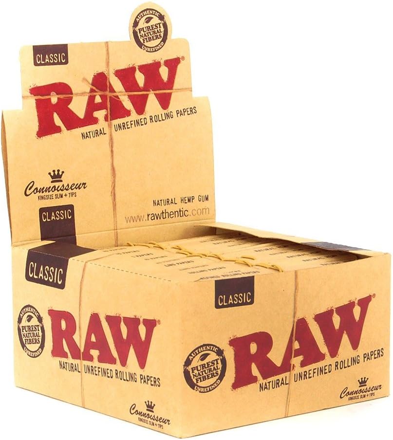 RAW CONNOISSEUR - Classic Connoisseur - KS Slim+Tips - 24 Heftchen a 32 Blatt : Amazon.de: Küche ...