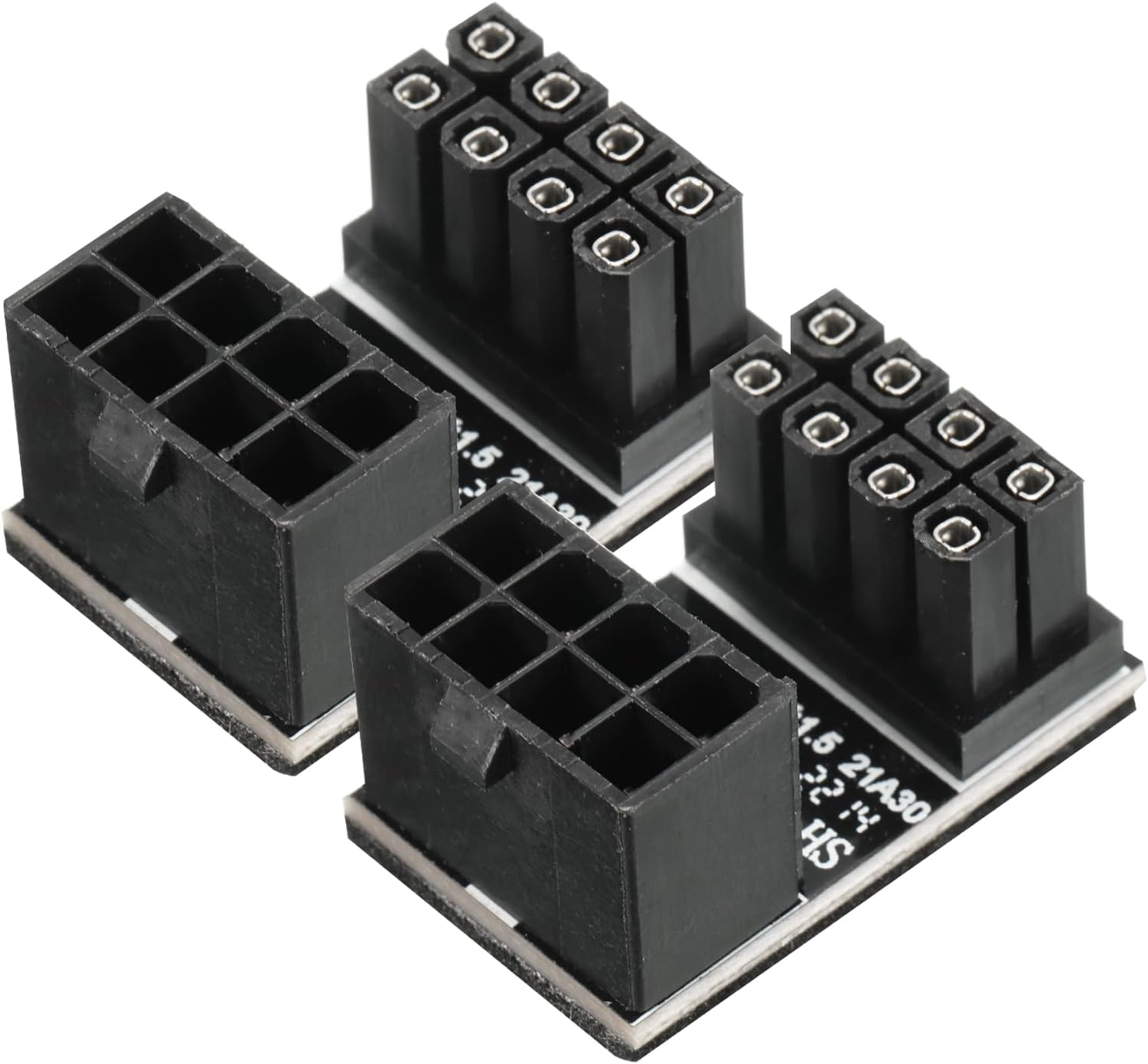 Amazon.com: MECCANIXITY ATX 8 Pin Female to 8Pin Male 180 Degree Angled ...