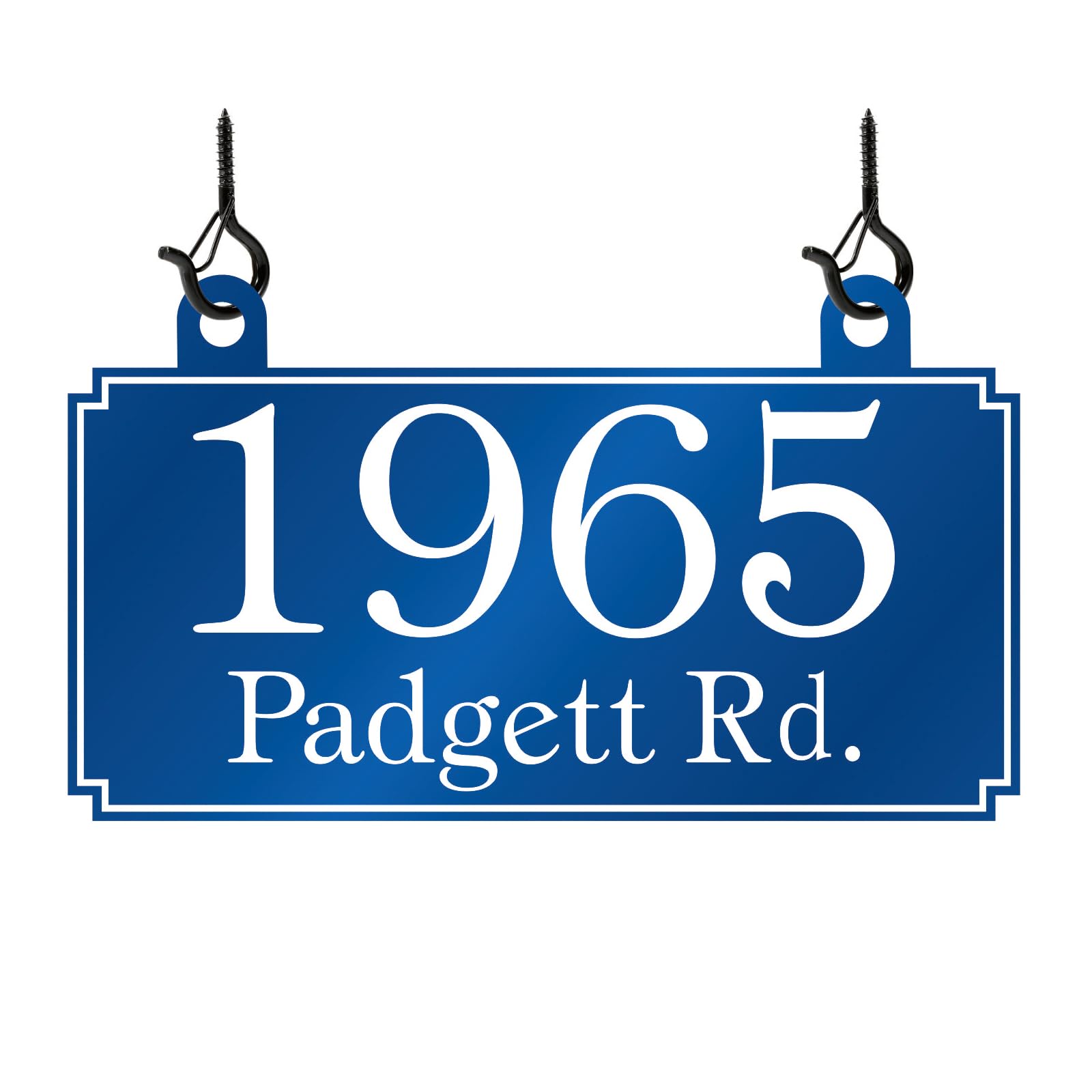 Amazon.com: Hanging Mailbox Number Sign Plaque - Mailbox Numbers ...