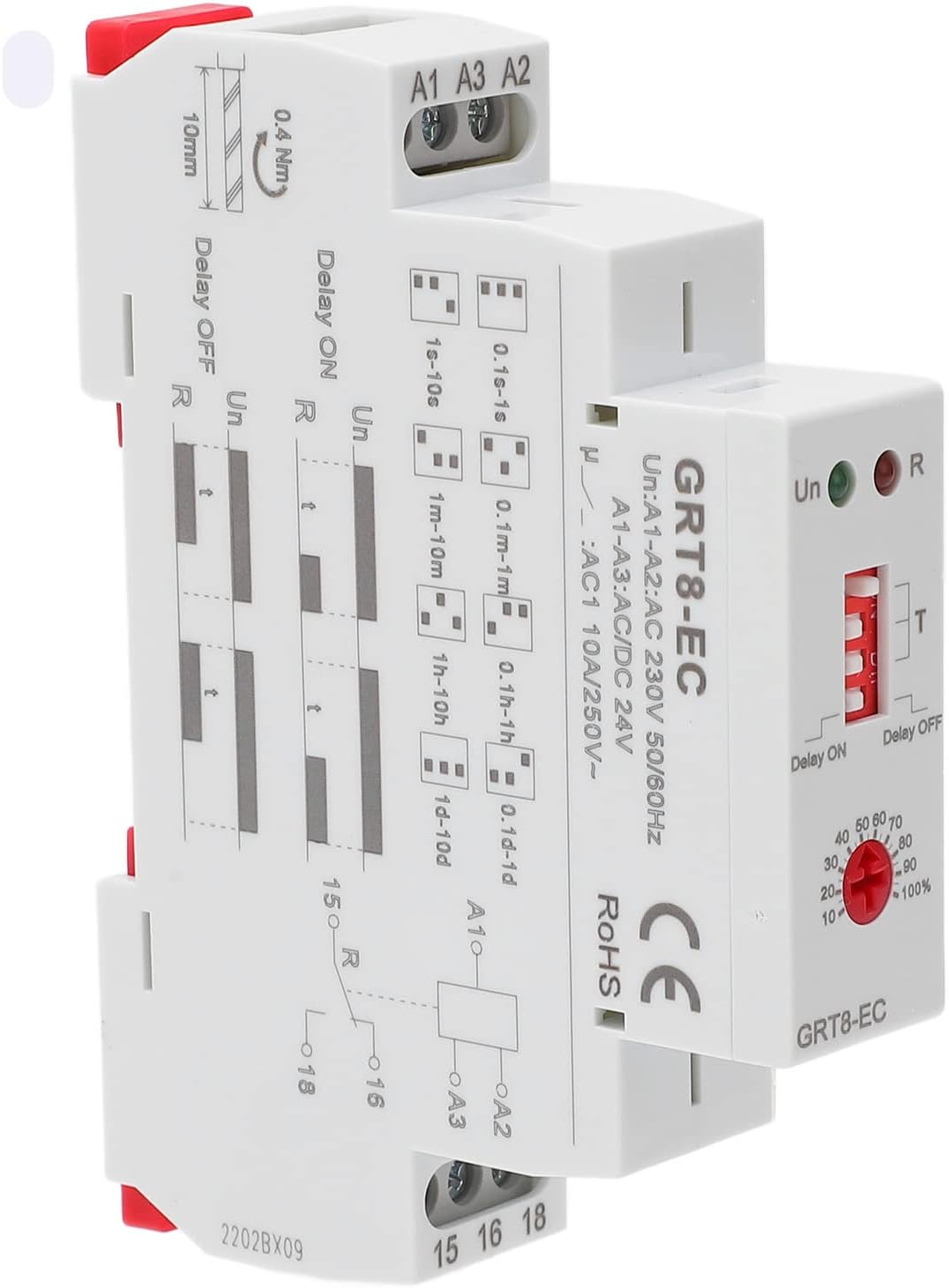 Multifunktions-Zeitrelais SELEC 600XU, 13 Zeitfunktionen : Amazon.de ...