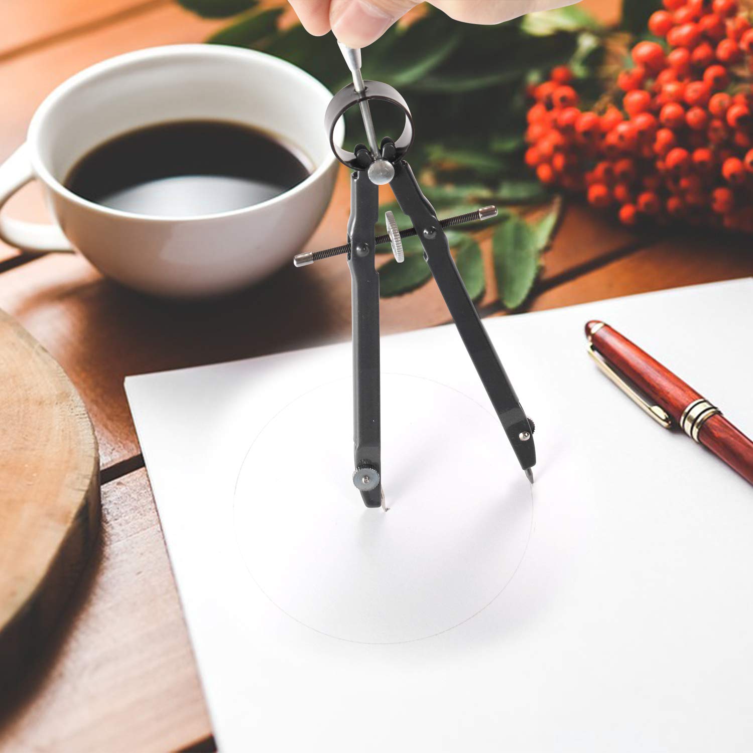 Buy Professional Precision Compass Set, Metal Spring Bow Compass with ...