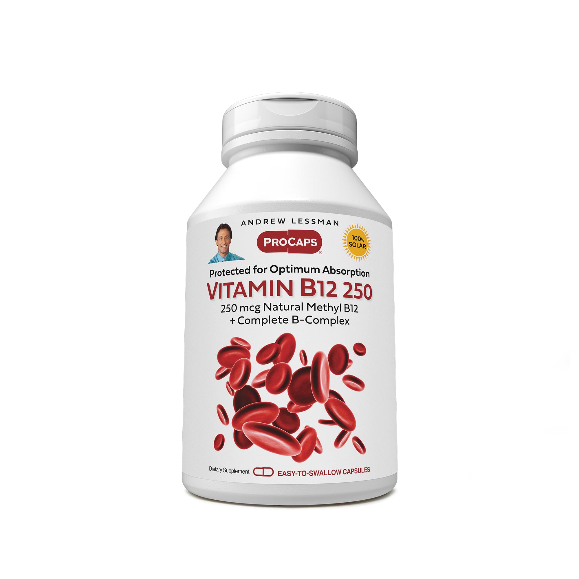 Amazon.com: ANDREW LESSMAN Vitamin B12 250 180 Capsules - Absorption ...