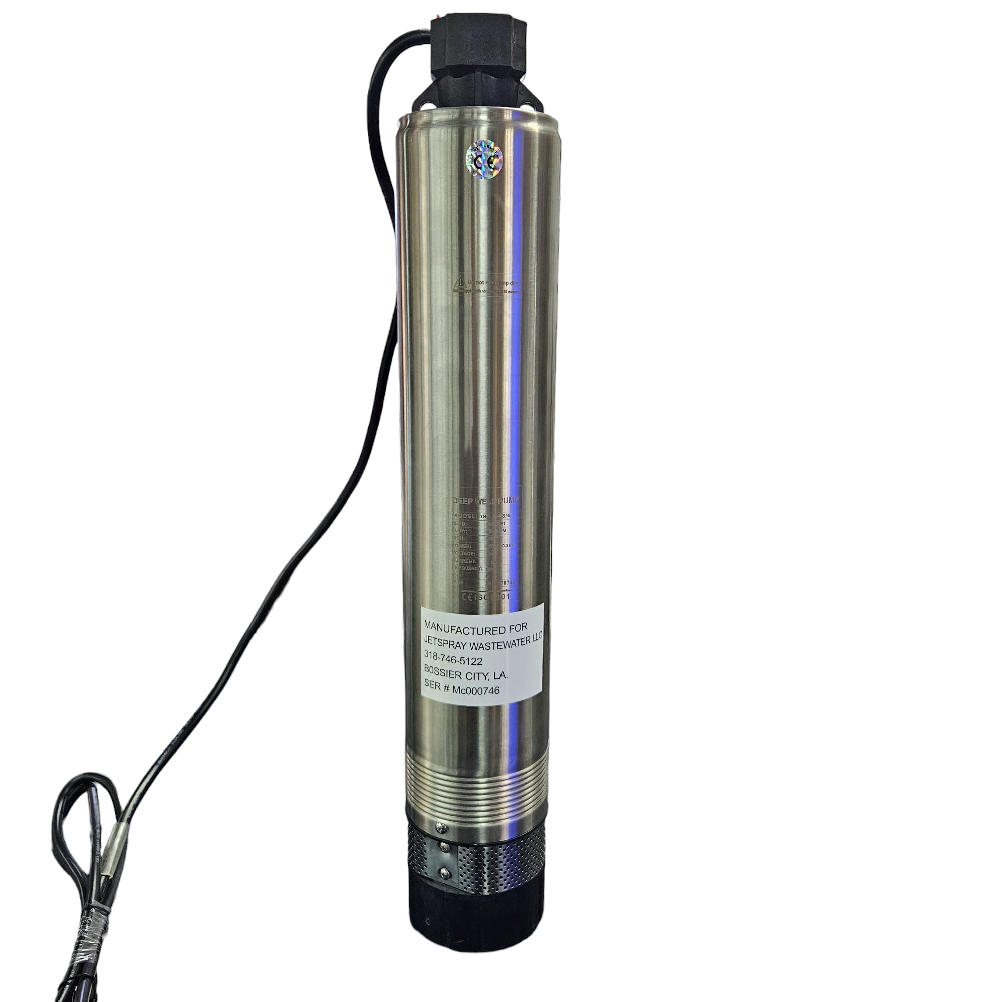 4 Inch Jetspray Wastewater Submersible Bottom Suction Well Septic Pump ...
