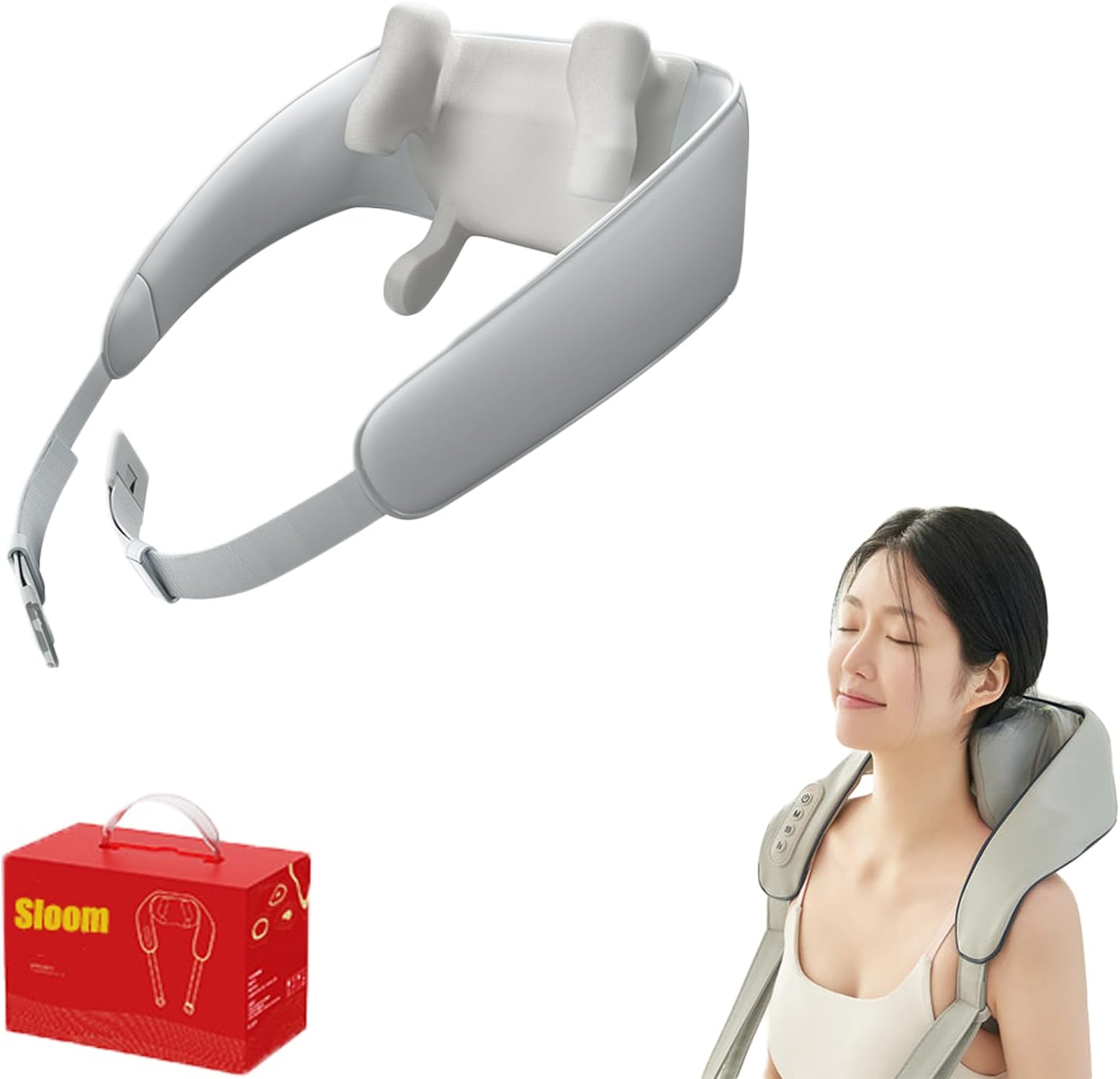 Amazon.com: Sloom Neck Massage - 2025 New Shiatsu Neck and Back ...