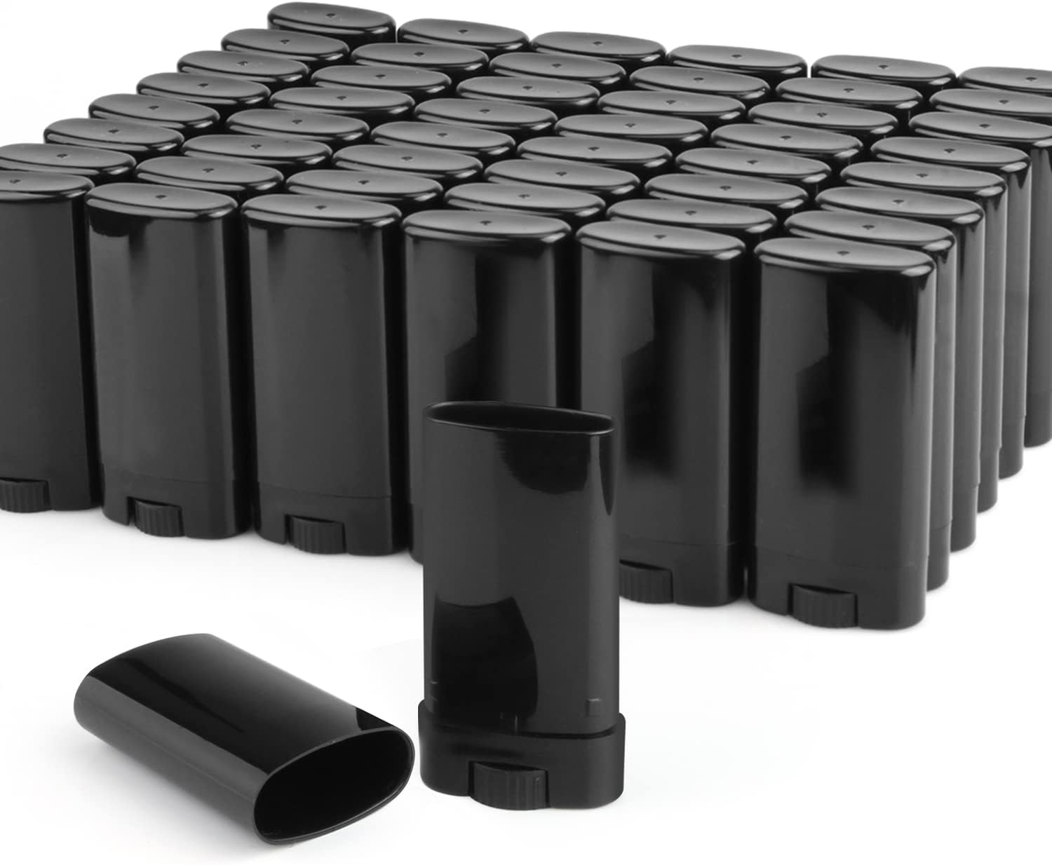 Amazon.com: 50 Pack 0.5 oz/15ml Black Sample Deodorant Container,Empty ...