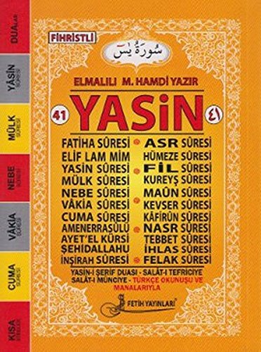 Amazon.com: 41 Yasin Turkce Okunuslu Mealli - Canta Boy (Fo20 ...