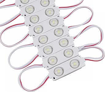 Amazon.com: LED Modules Light 12V DC 0.72W 6500K White for Advertising ...