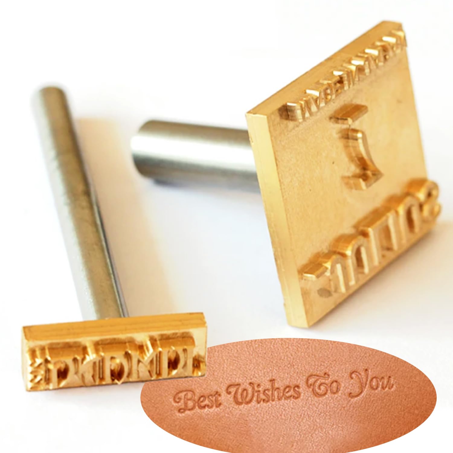 Amazon.com : Custom Logo Leather Stamp,Personalized Leather Stamping ...