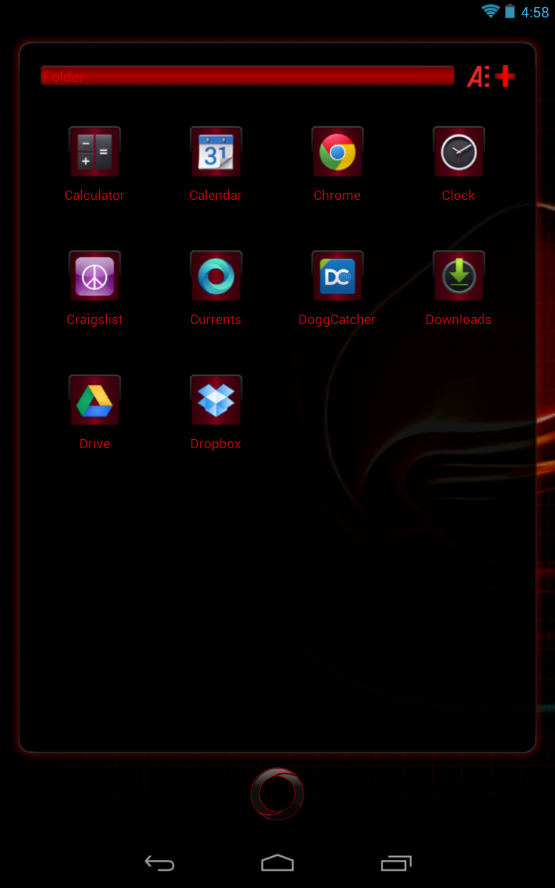 Next Launcher 3D Red Swirl HD - App on Amazon Appstore