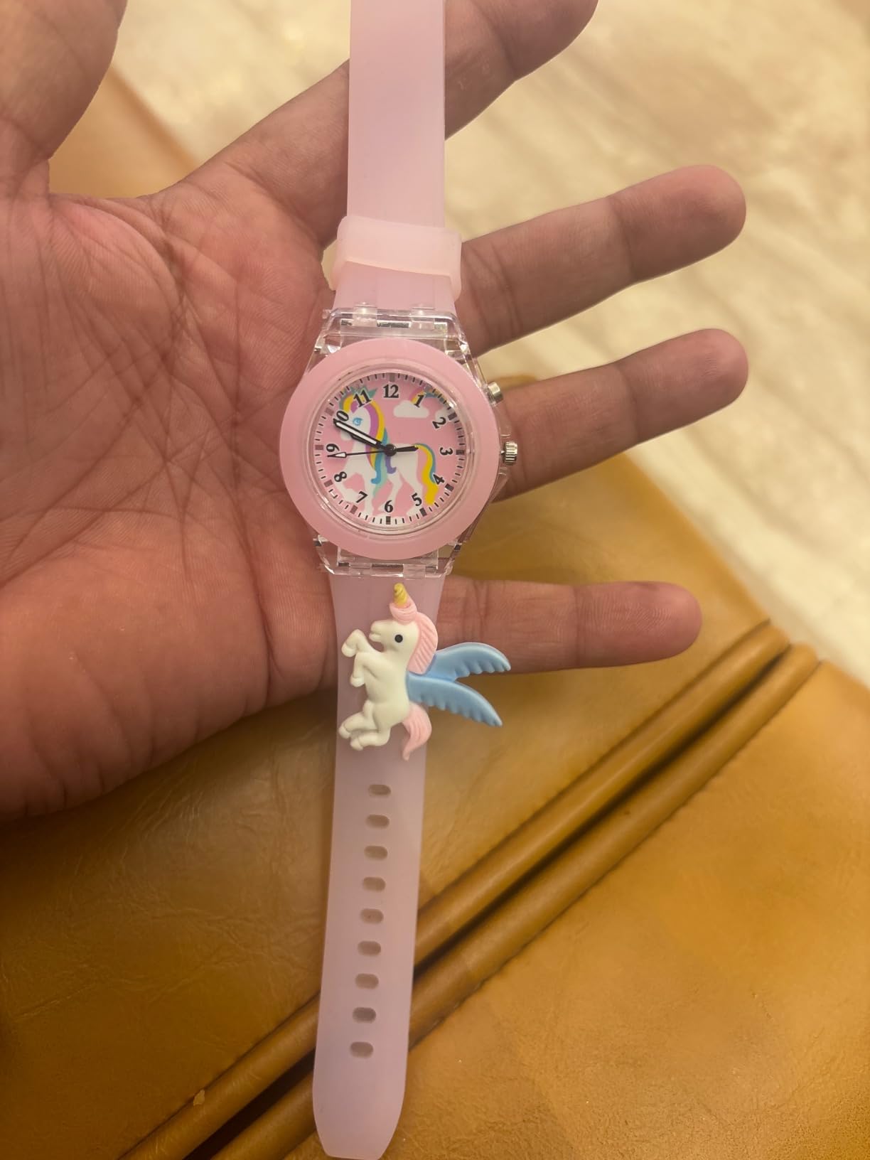 ON TIME OCTUS Kids Analouge Multi-Color Light Cute 3D Cartoon Character ...