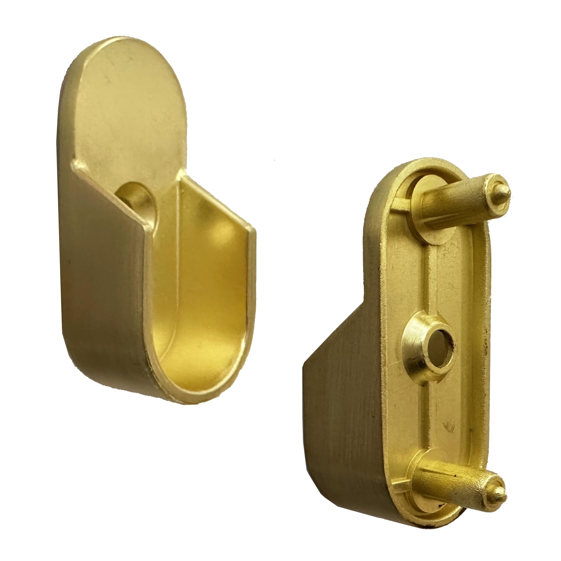 Snapklik.com : Oval Closet Rod End Supports Rear Pin Type 15mm X 30mm ...