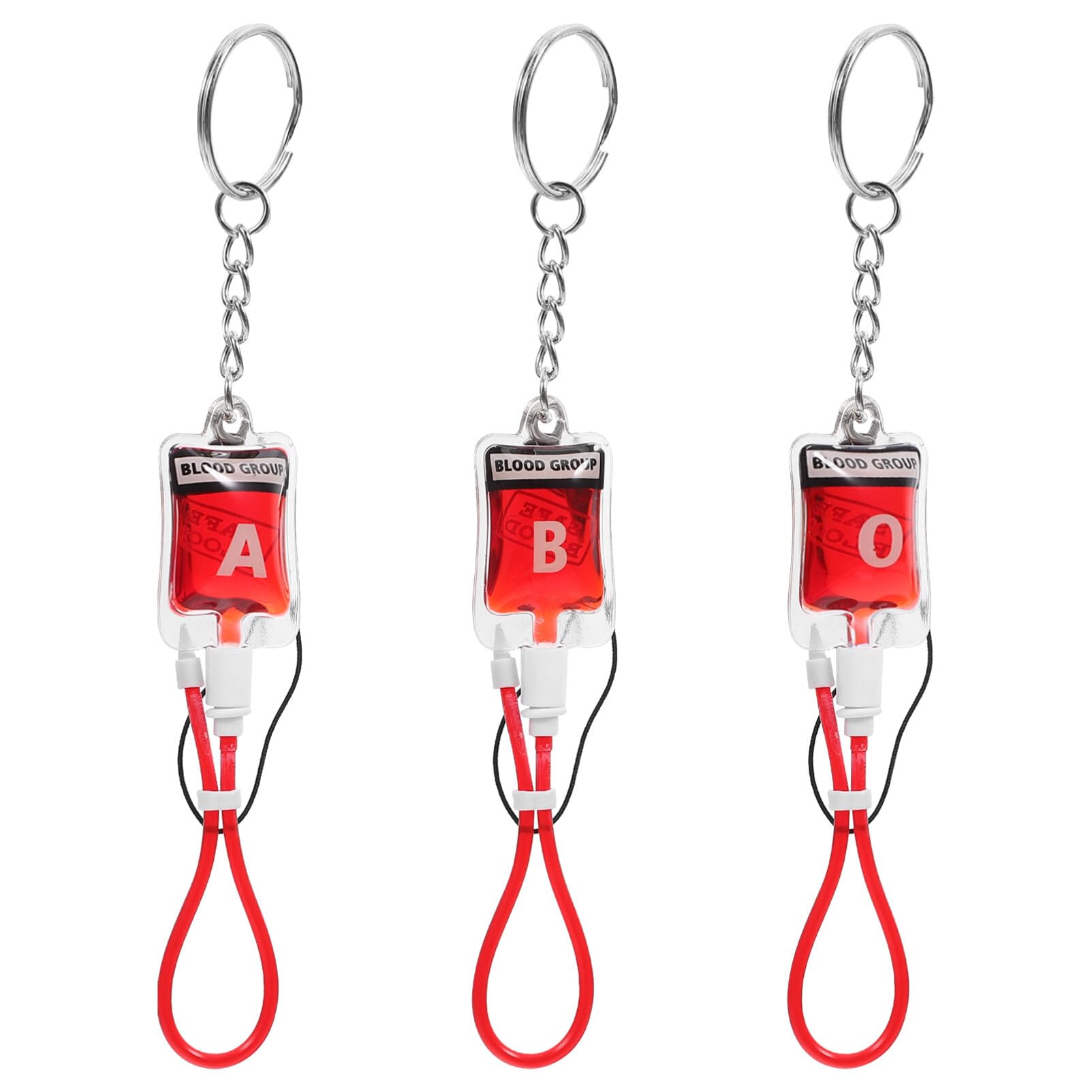 Amazon.com: Cabilock 3pcs Little Blood Bag Keychain, Blood Pack Pendant ...