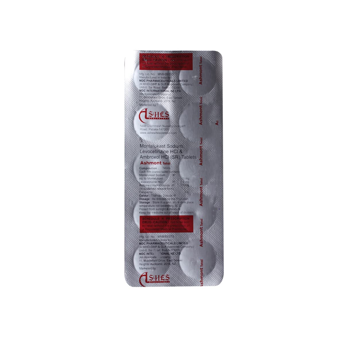 Ashmont Total - Strip of 10 Tablets : Amazon.in: Health & Personal Care