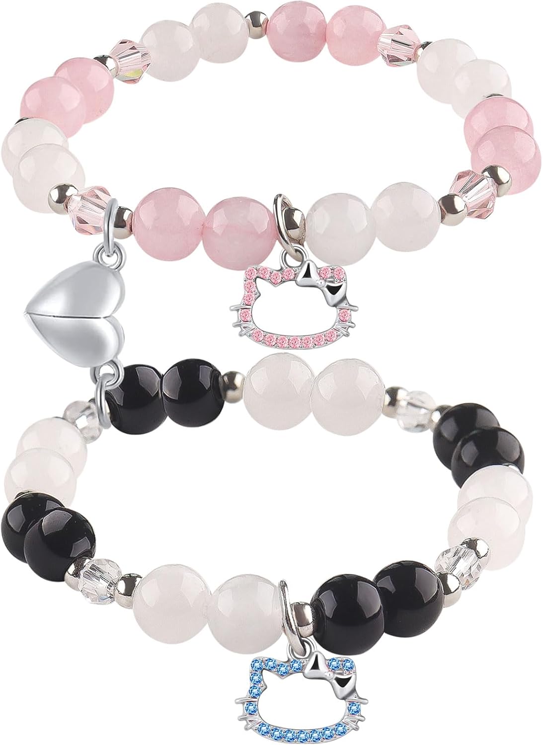 Amazon.com: Couples/Friendship Matching Bracelets,DIY Bat/Spider/kitty ...