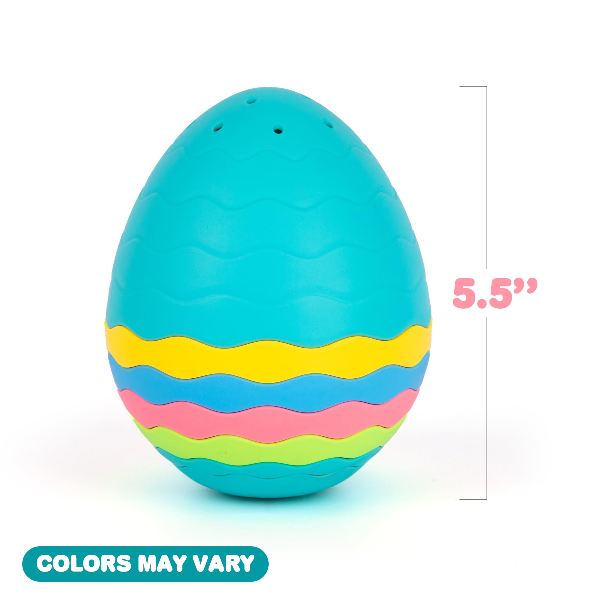 Snapklik.com : ArtCreativity Easter Egg Stacking Bath Toy For Toddlers ...