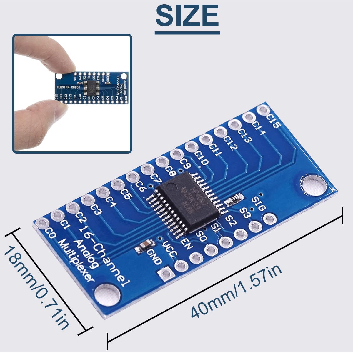 Snapklik.com : 10PCS CD74HC4067 High Speed CMOS Precise Analog ...