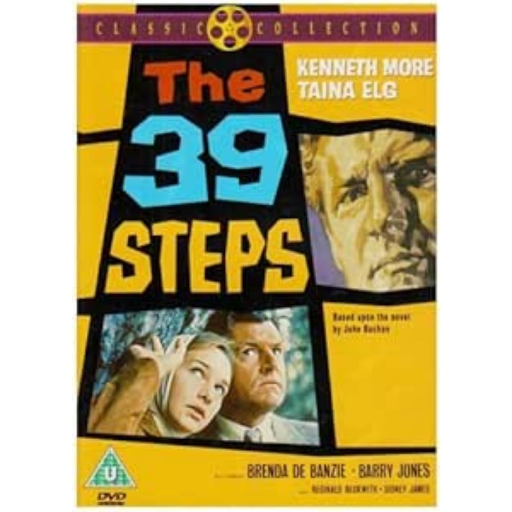 The 39 Steps [DVD]: Amazon.co.uk: Kenneth More, Sid James, Taina Elg ...