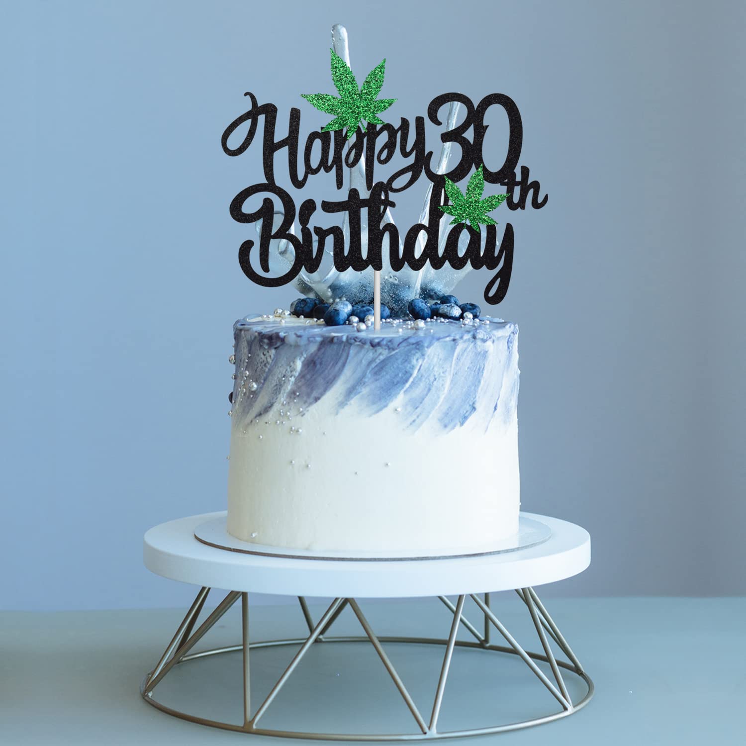 Snapklik.com : Pot Leaves Happy 30th Birthday Cake Topper - 30th ...