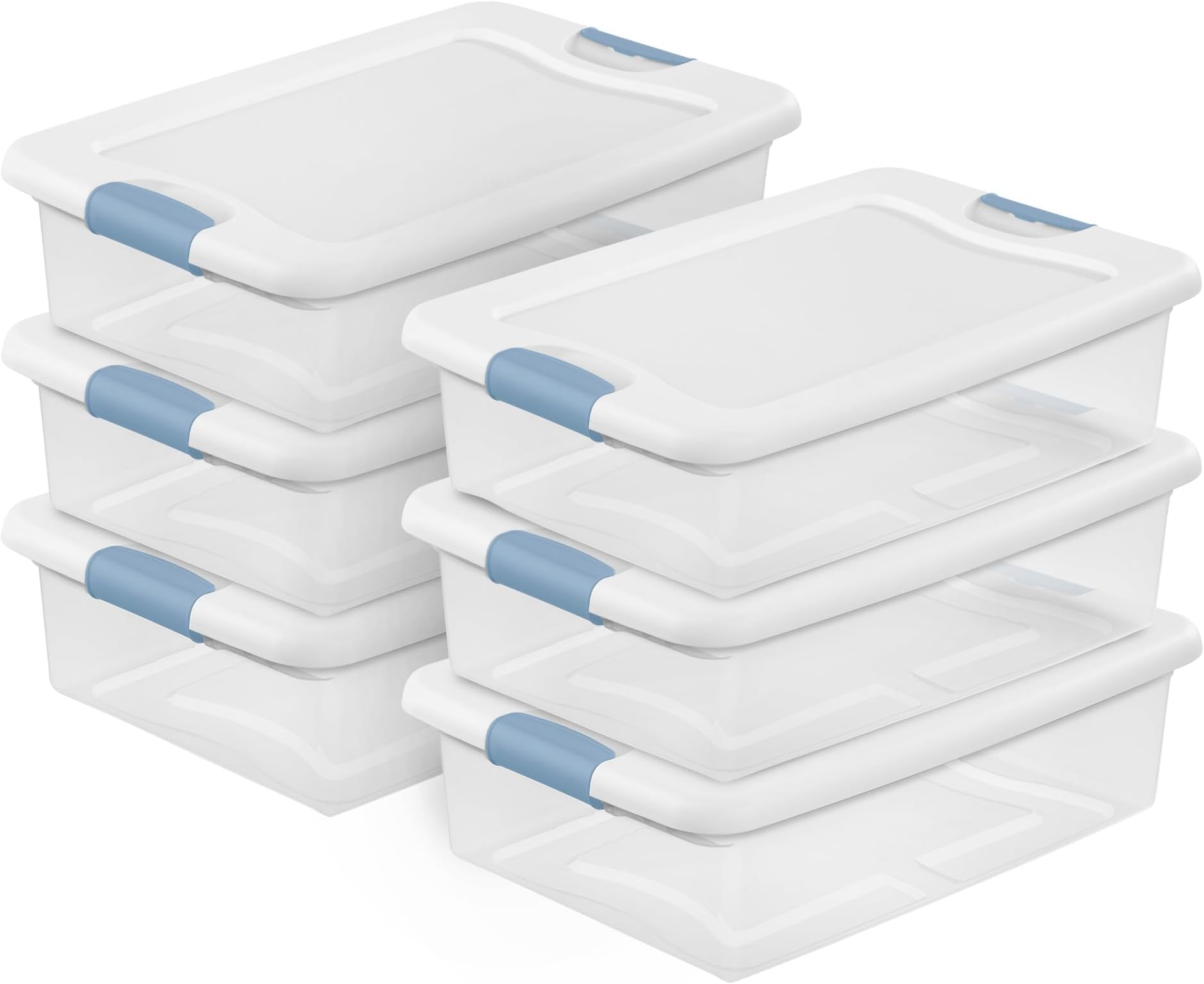 Amazon.com - Sterilite Storage System Solution with 32 Quart Clear ...