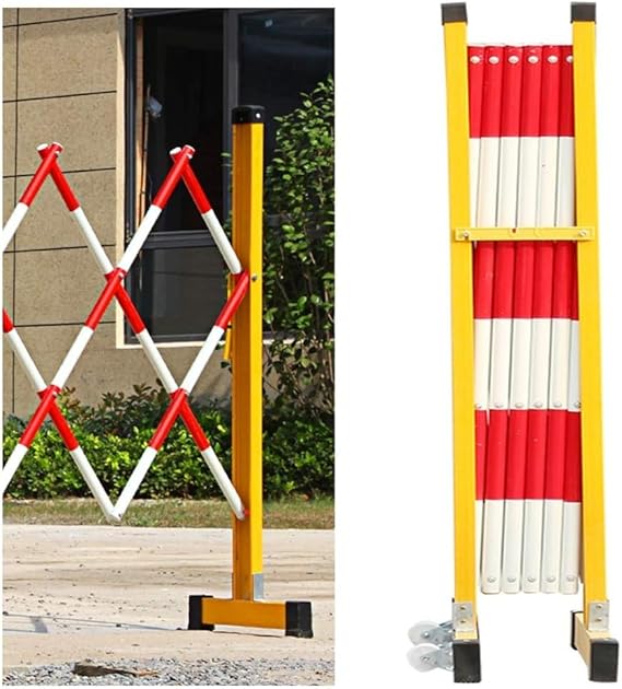 LNNW Retractable Barricades Traffic Barricade Portable Road Safety ...