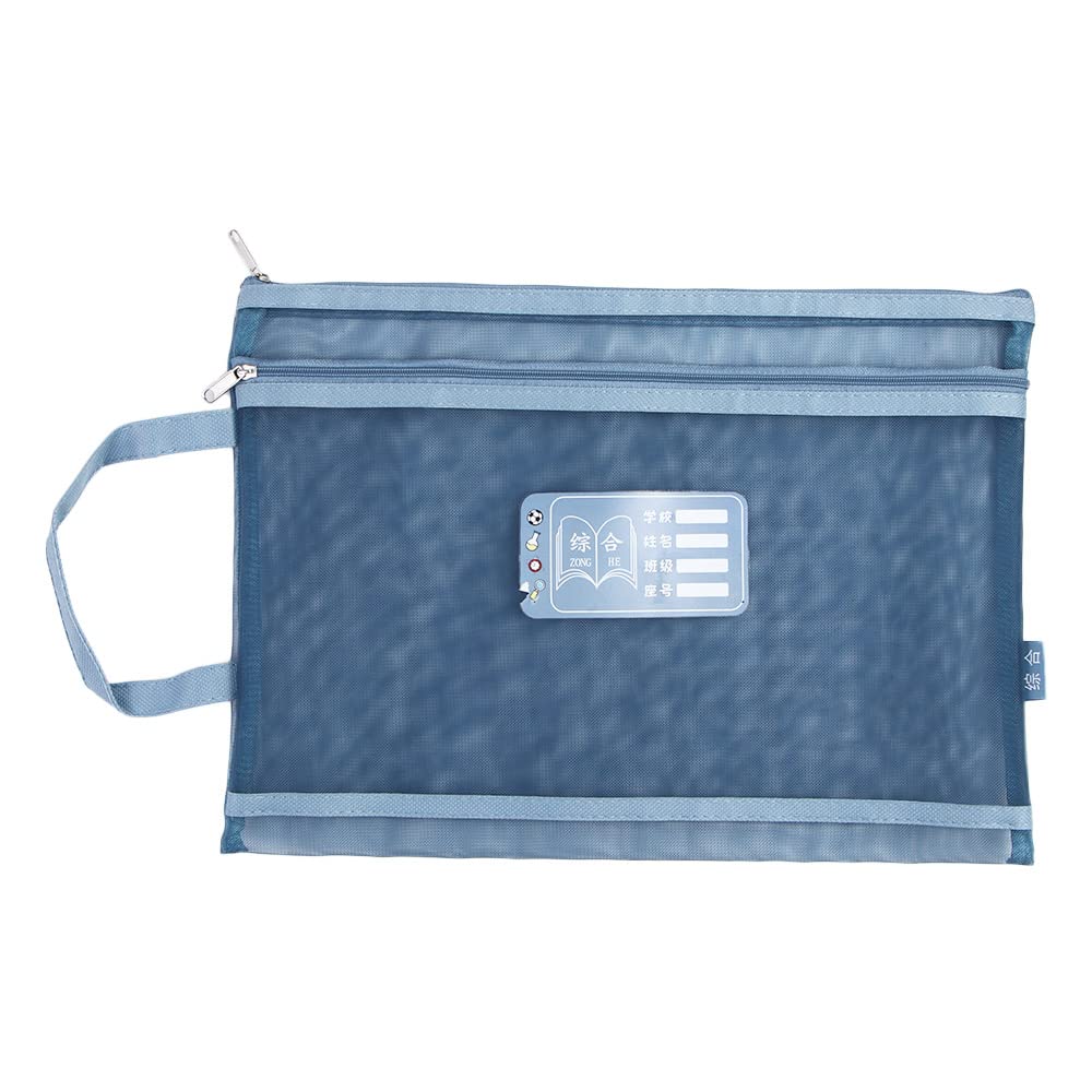 Amazon.com : File Folder Bag, Zipper Mesh Pouch Nylon Mesh File Folders ...