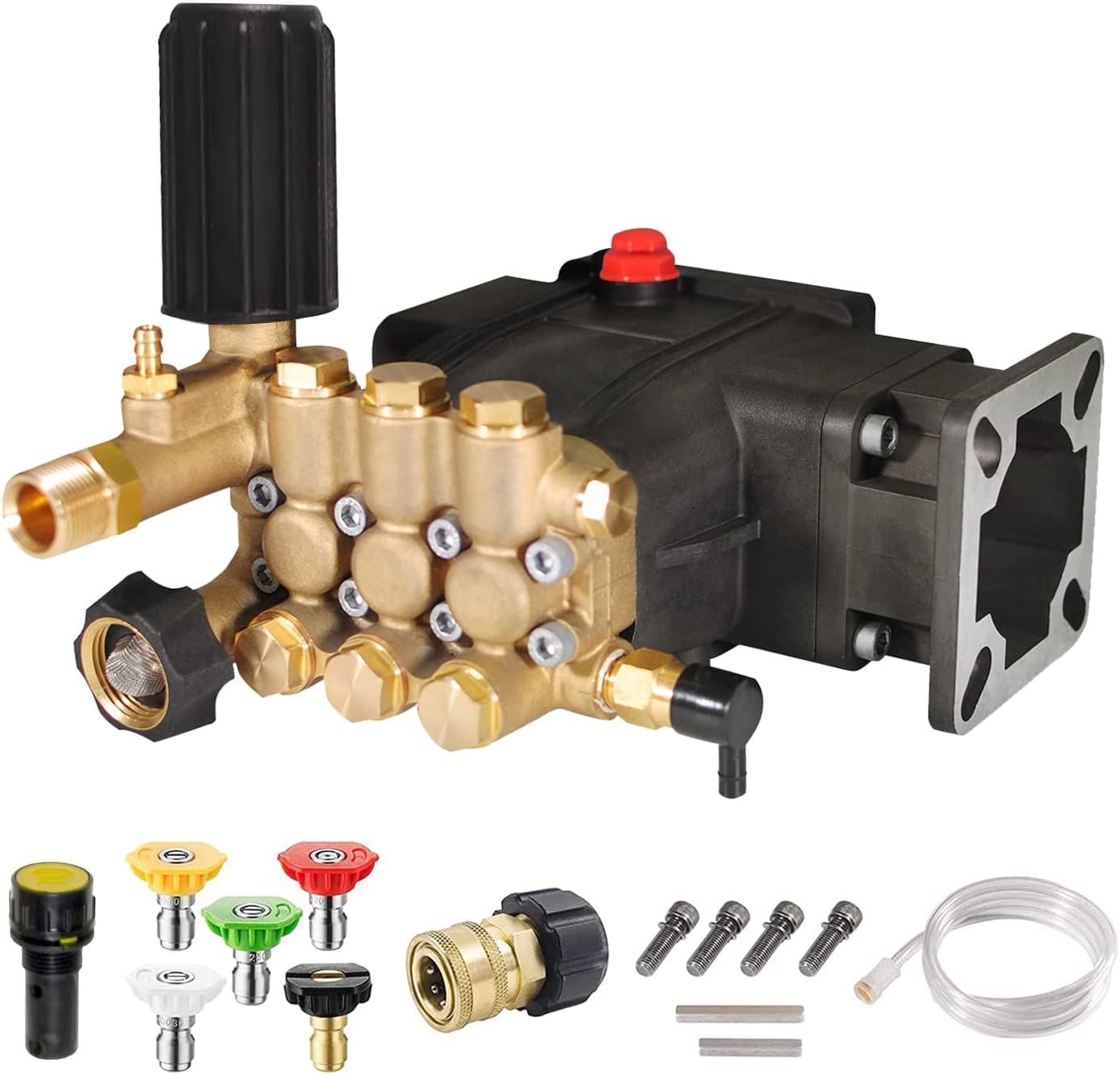 Snapklik.com : YAMATIC Horizontal Triplex Pressure Washer Pump 3/4 ...