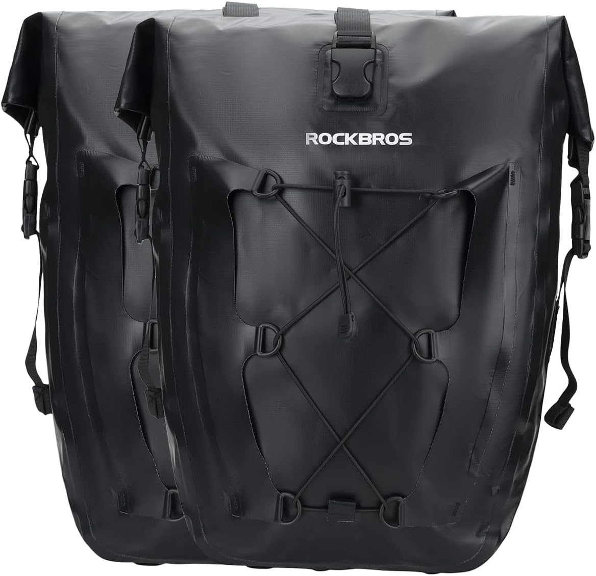 ROCKBROS Bike Panniers Waterproof Bike Rear Rack Bag Max 30L Large ...