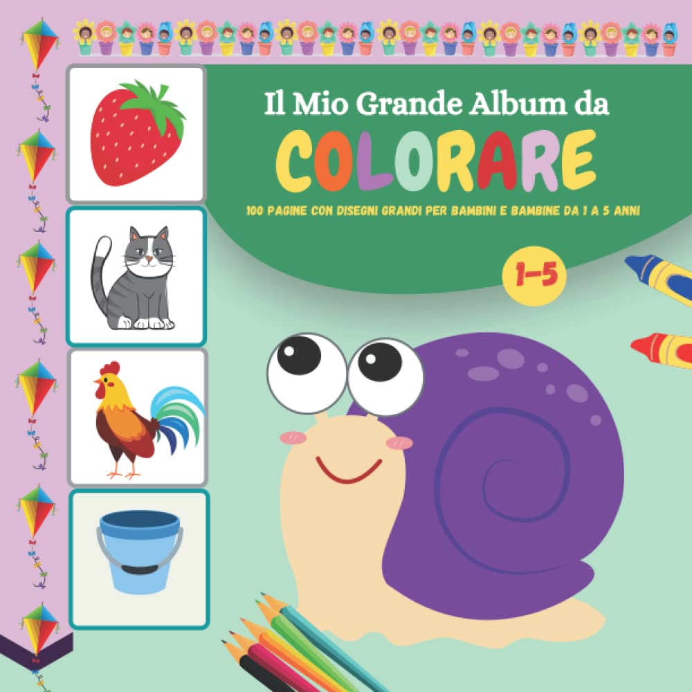 Il Mio Grande Album Da Colorare 100 Pagine Con Disegni | Desertcart KSA