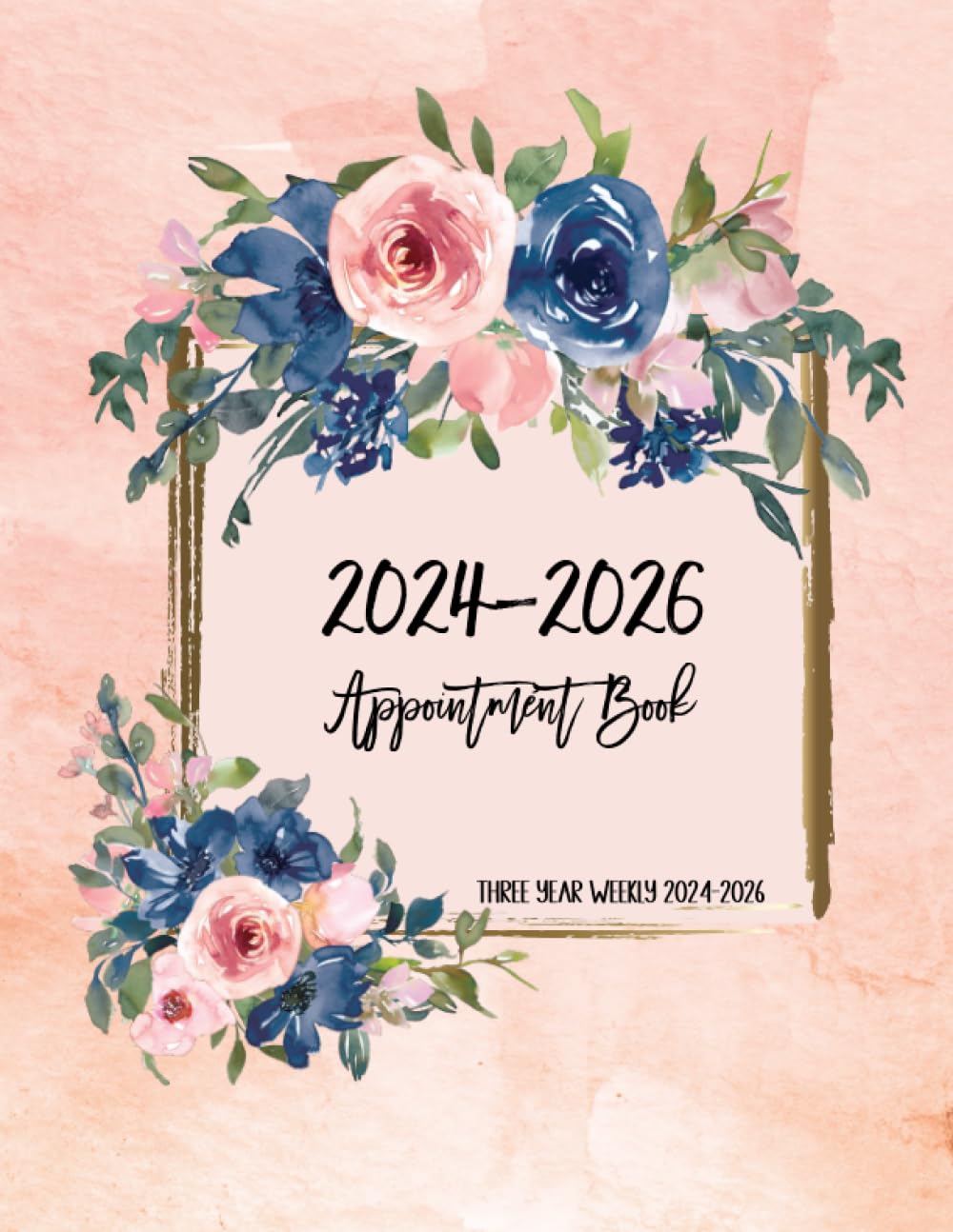 2024-2026 Three Year Appointment Book: Weekly Booking for Salons ...