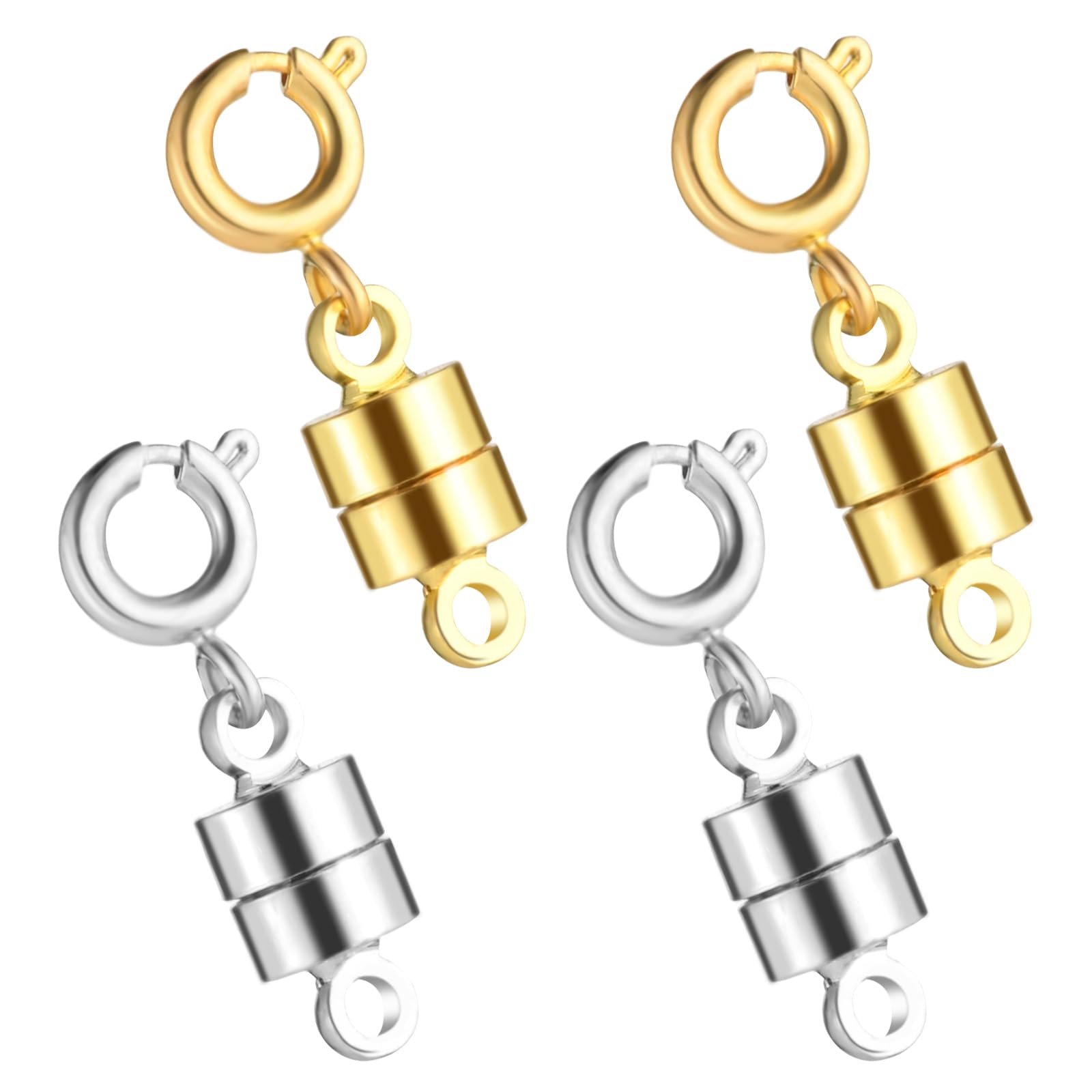 Mabor 4Pcs Magnetic Necklace Clasps Magnetic Necklace Fasteners ...