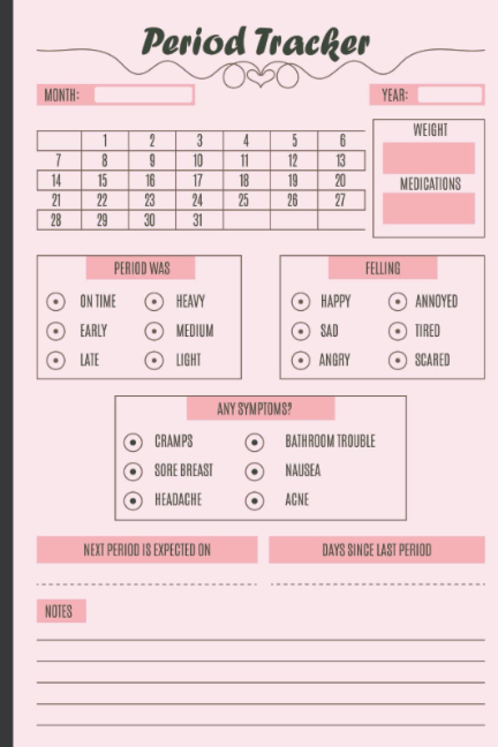 Period Tracker Journal Menstrual Cycle Log Book For Teens Tweens period-tracker-journal-menstrual-cycle-log-book-for-teens-tweens