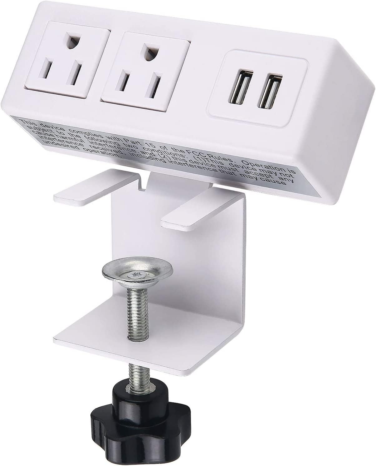 Amazon.com: VILONG Desktop Edge Power Strip, Removable Clamp Power ...
