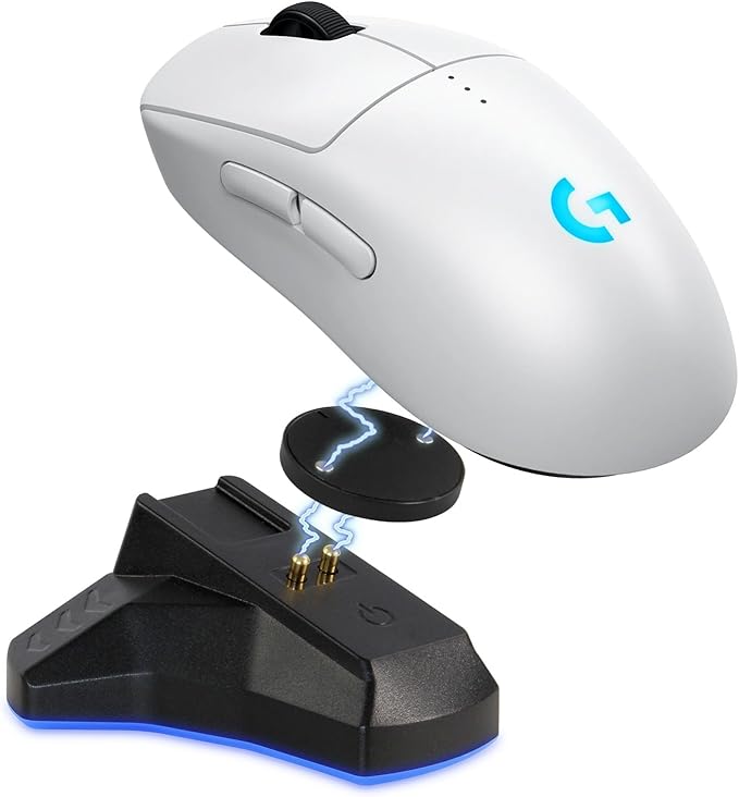 Amazon.com: Logitech PRO 2 Lightspeed Wireless Gaming Mouse, White ...