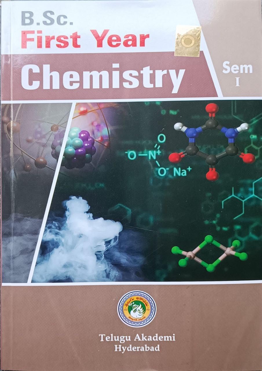 Buy CHEMISTRY B.Se First Year I-Sem [ENGLISH MIDIUM] TELUGU AKADEMI ...